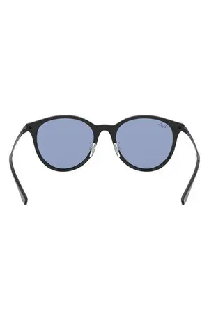 Ray-ban 55mm Square Sunglasses - Black/blue