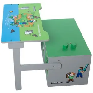MINECRAFT 2-in-1 Bench & Table Wooden Seating