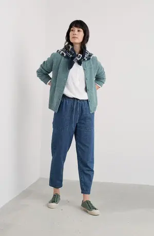 SEASALT CORNWALL Coweth Merino Wool-blend Cardigan - Lichen