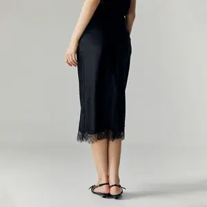 ATS Althea Satin Lace Skirt