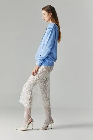 ATS Nara Knit Top - Blue