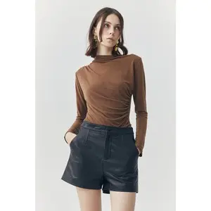 ATS Wren Faux Leather Shorts