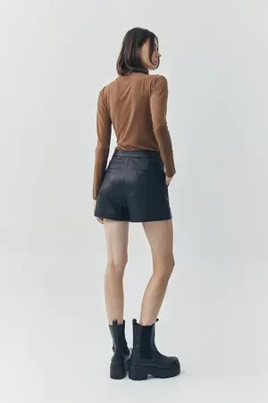 ATS Wren Faux Leather Shorts