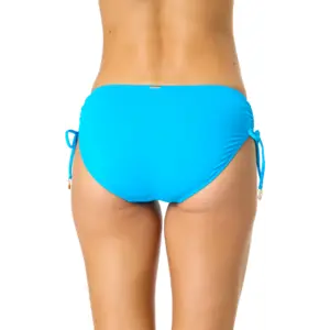 ANNE COLE Solid Side Tie Swim Bottom - Ocean