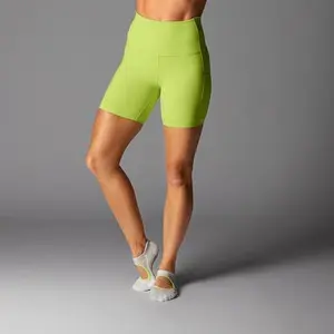 TAVI Stash & Dash Biker Shorts 6 - Lime