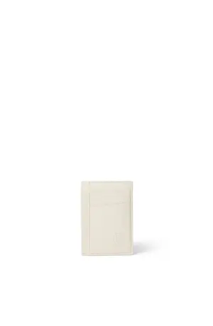 Brunello Cucinelli Calfskin Card Case - Chalk