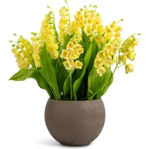 COCOBELLA Veda Realtouch Muguet Arrangement - Citrine