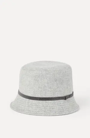 Brunello Cucinelli Bucket Hat - Light Grey