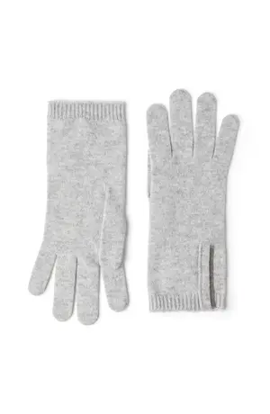 Brunello Cucinelli Knit Gloves - Light Grey