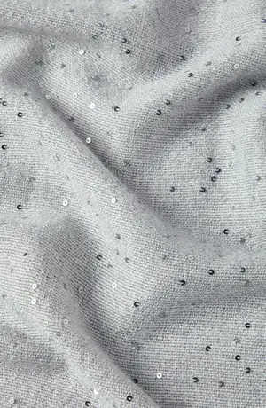 Brunello Cucinelli Cashmere And Silk Diamond Yarn Scarf - Fog