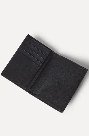 Brunello Cucinelli Grained Leather Passport Holder