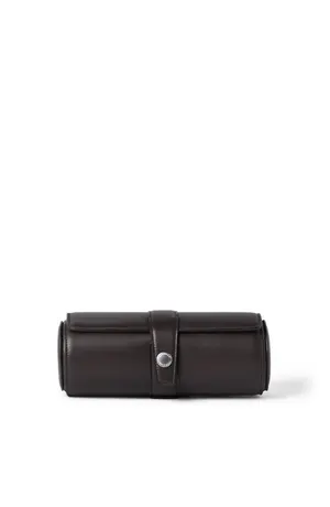 Brunello Cucinelli Calfskin Watch Case - Brown