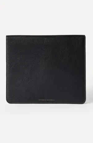 Brunello Cucinelli Grained Calfskin Document Holder