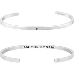 MANTRA Mantra I Am The Storm Bracelet Inside - Silver