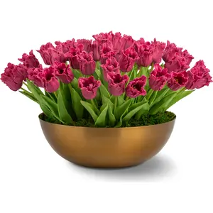 COCOBELLA Louisa Realtouch Tulip Arrangement - Pink