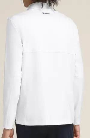 Wilson Elevate Performance Half Zip Pullover - Bright White