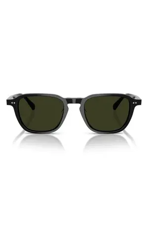 Oliver Spencer Emryn 50mm Polarized Sunglasses - Black/g-15 Polar