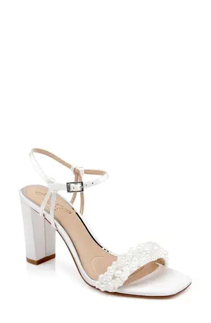 Women's Satin Ankle Strap Sandals