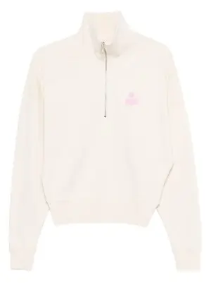 MARANT ETOILE Ross Cotton Sweatshirt - Beige