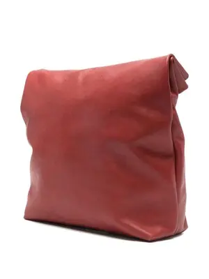 CORTANA Delhi Large Leather Clutch - Red