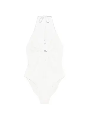 Tory Burch Tie-back One-piece Swimsuit - White
