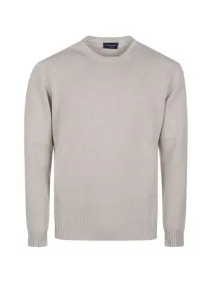DRUMOHR Crew Neck Sweater - Beige