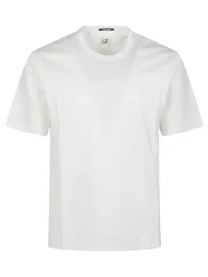 C.P. COMPANY Short-sleeved T-shirt With Logo - White