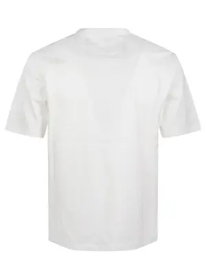 C.P. COMPANY Short-sleeved T-shirt With Logo - White