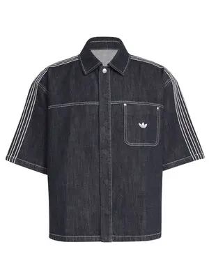 Adidas Denim Shirt With Logo