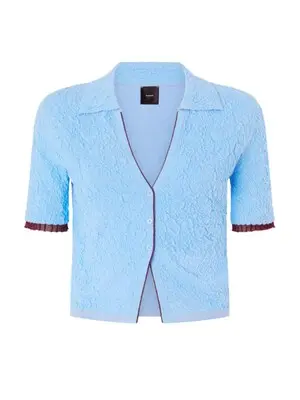Pinko Jacquard Polo Cardigan