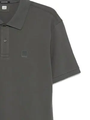 C.P. COMPANY Polo Shirt With Logo - Grey