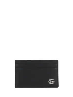 Gucci Gg Marmont Card Holder - Black