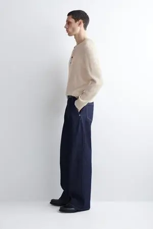 Cos Relaxed-fit Bootcut Jeans In Denim