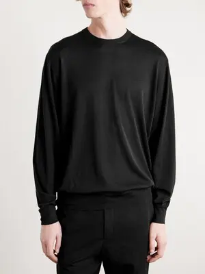 TOM FORD Cashmere Crewneck Sweater - Black