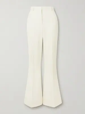 Stella McCartney Wool-twill Flared Pants - Neutrals