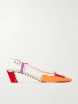 Roger Vivier Color Blocked Pumps