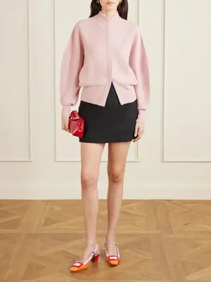 ROGER VIVIER Belle Vivier 45 Patent-leather Slingback Pumps