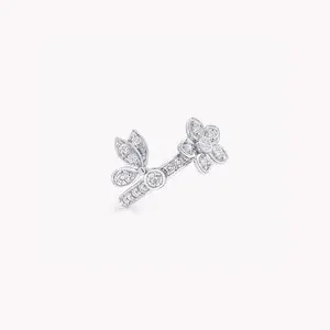 Graff Butterfly And Flower Diamond Ear Cuff