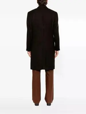 Brioni Spiga Double-breasted Overcoat