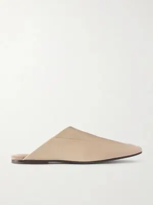 Brunello Cucinelli Leather Slip-on Mules