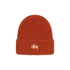 StÜssy Basic Cuff Beanie - Red