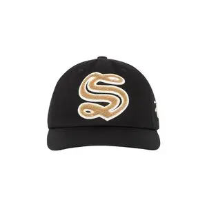 StÜssy Mid Depth Chenille Cap - Black