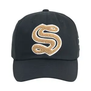 StÜssy Mid Depth Chenille Cap - Black