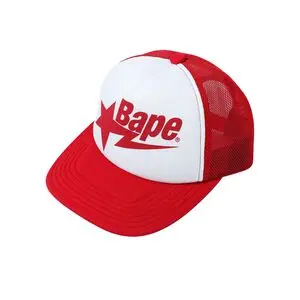 A BATHING APE Sta Mesh Cap - Red