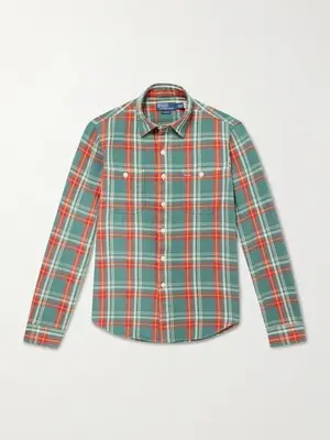 Men's Green Flannel Shirts