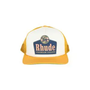 Rhude Cigars Trucker Cap - Yellow