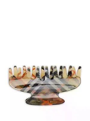 Burberry Check Claw Hair Clip - Neutrals