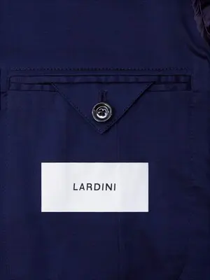 LARDINI Cotton-jersey Blazer - Blue