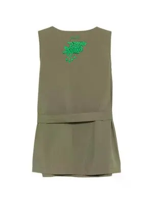 P.a.r.o.s.h Embroidered Top - Green