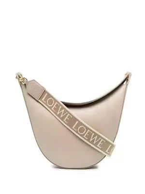 Loewe Luna Curved Shoulder Bag - Neutrals